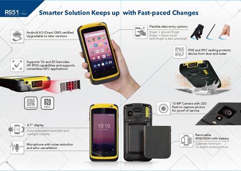 CipherLab - Håndterminaler - Produkter CipherLab RS51